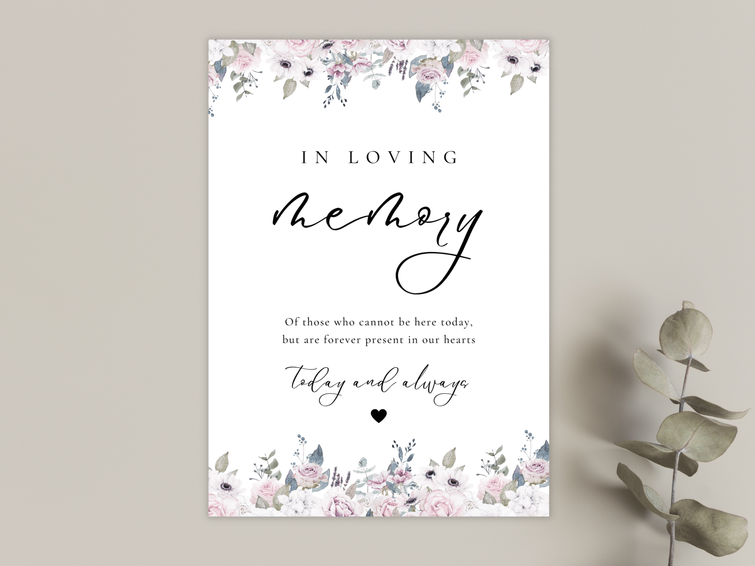 Lilac Lavender and Plum Loving Memory - Plan In Love